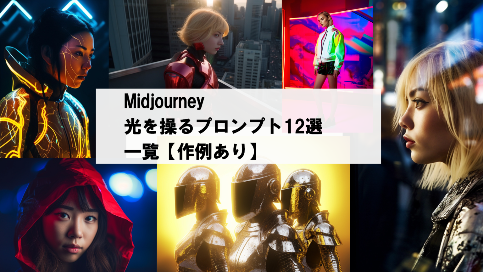 Midjourney 光で幻想的な画像を生成するプロンプト(呪文)12選 一覧 | のざのざノート